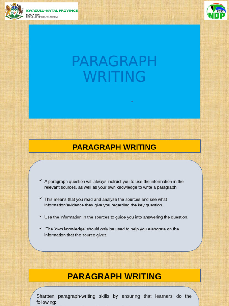 Paragraph Writing | PDF