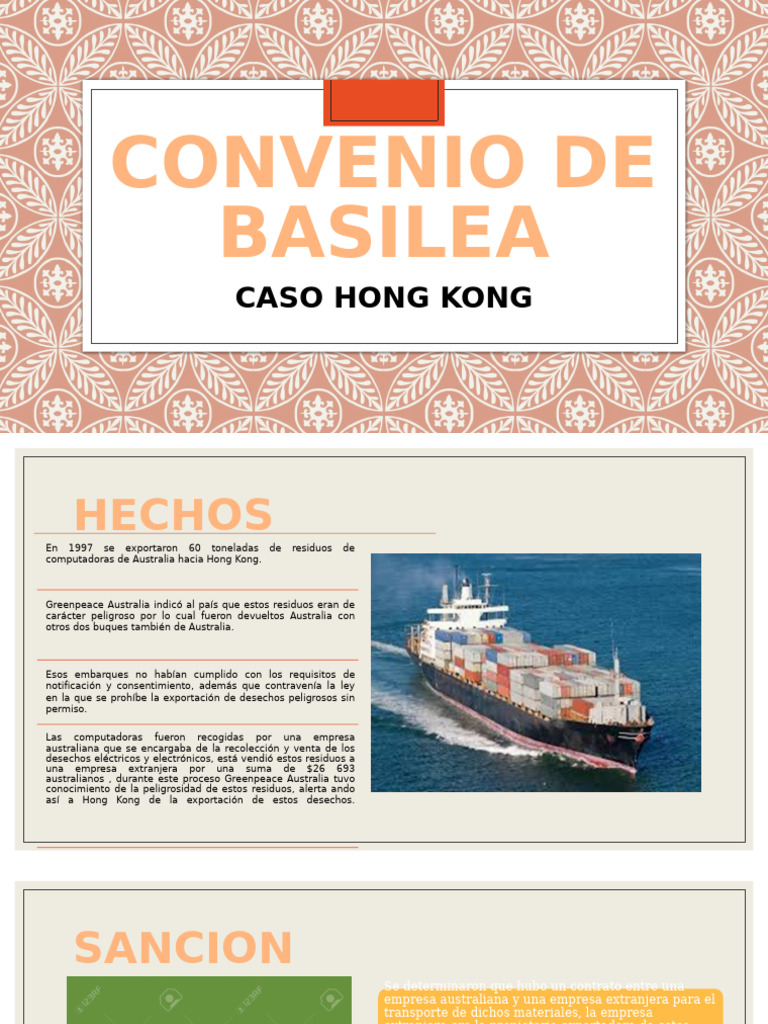 Convenio de Basilea | PDF