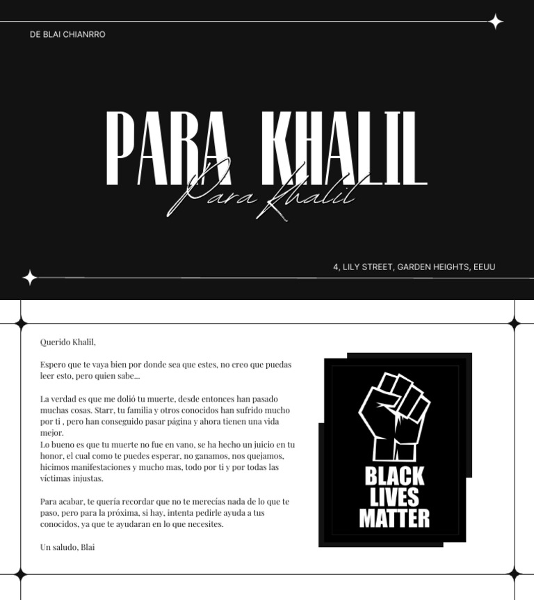 Postal para Khalil | PDF