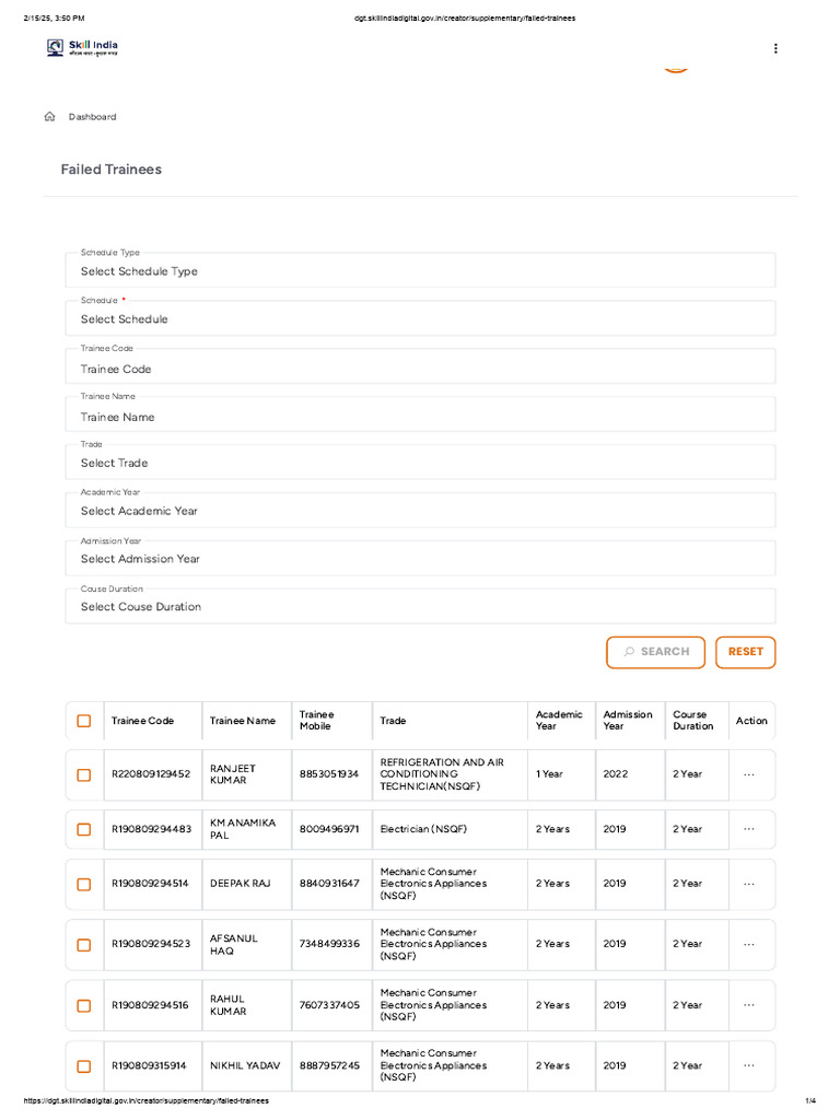CBT Exam Trainee | PDF | Vocational Education
