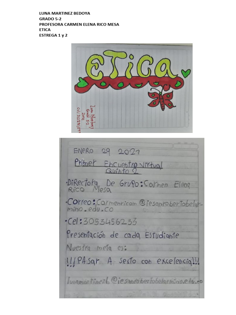 Etica Entrega 1 | PDF