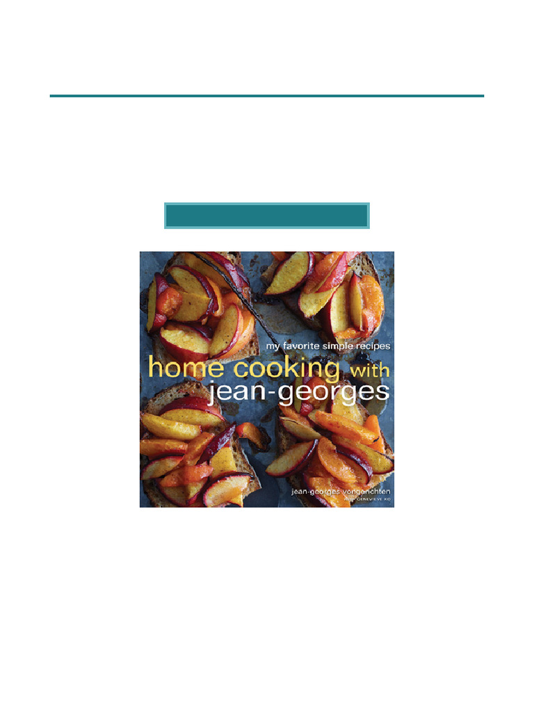 Simple Recipes by Jean Georges | PDF