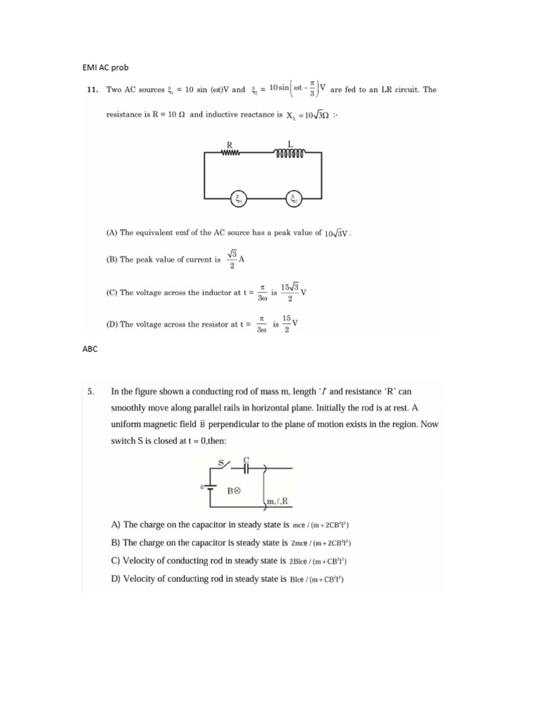 Emi Ac Aits Paper | PDF