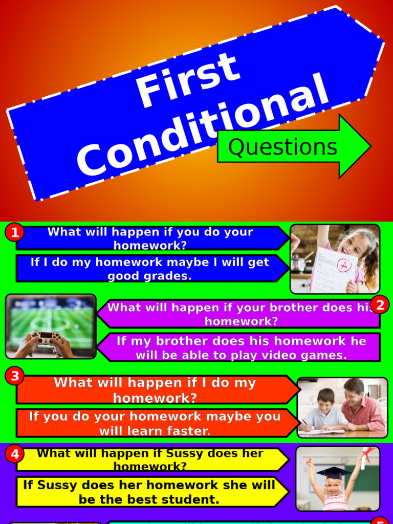 FIRST CONDITIONAL- questions | PDF