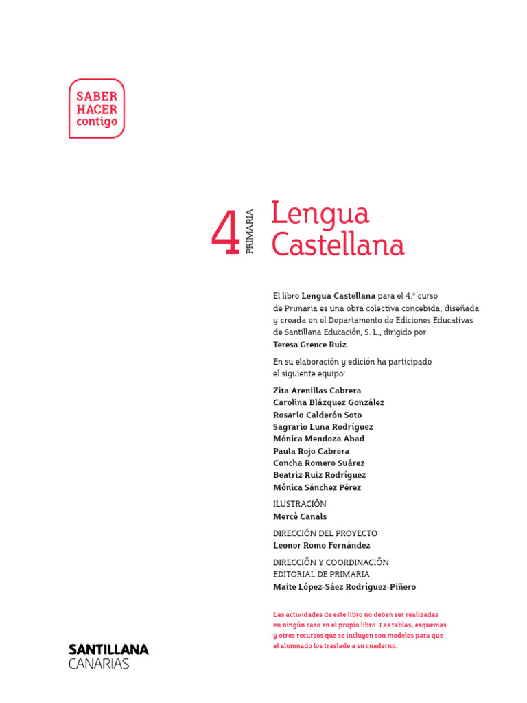 Lengua Santillana | PDF | Las emociones | Creatividad