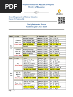2025 Ned Msce Mock Timetable | PDF | Science