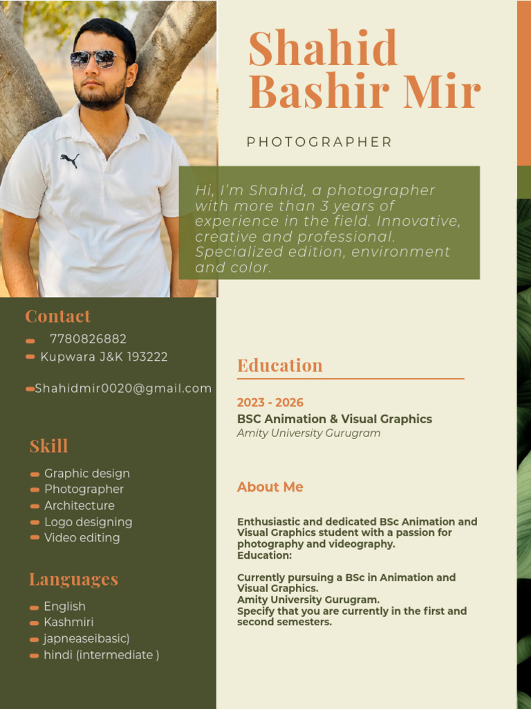Shahid Mir's CV | PDF