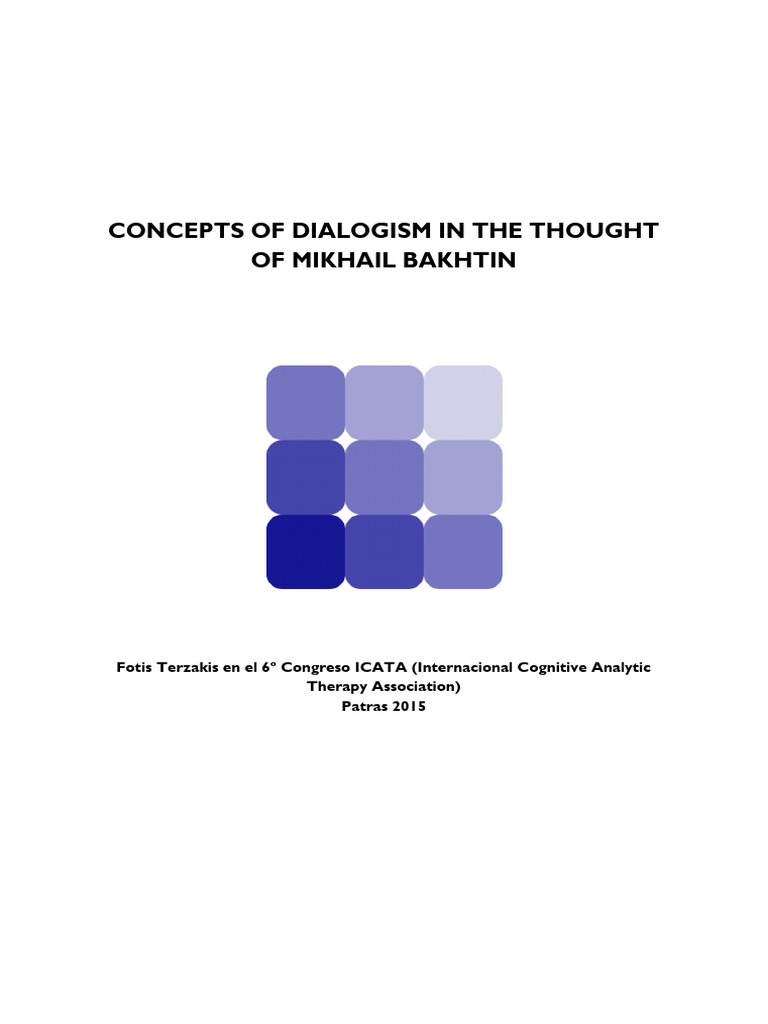Concepts of Dialogism in The Thought | PDF | Jacques Lacan | Sigmund Freud