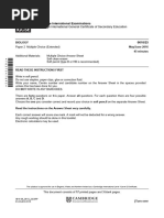 Cambridge O Level Biology 5090 Thresholds 2025 | PDF