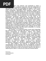My Antonia Discussion Questions | PDF | Mystery, Thriller & Crime ...