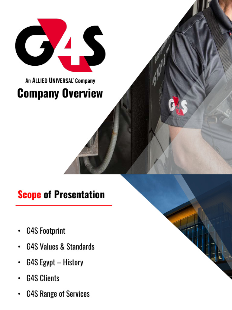 G4S Egypt: Security Services Overview | PDF | Business