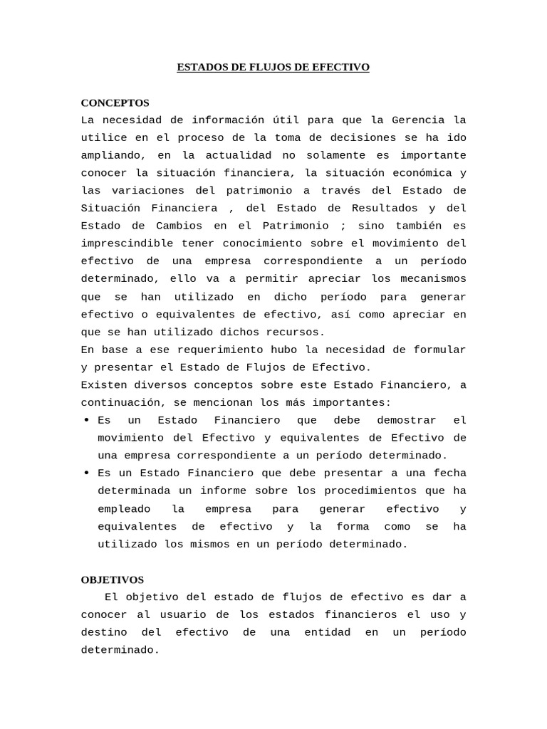 Guía del Estado de Flujos de Efectivo | PDF | Inversiones | Business