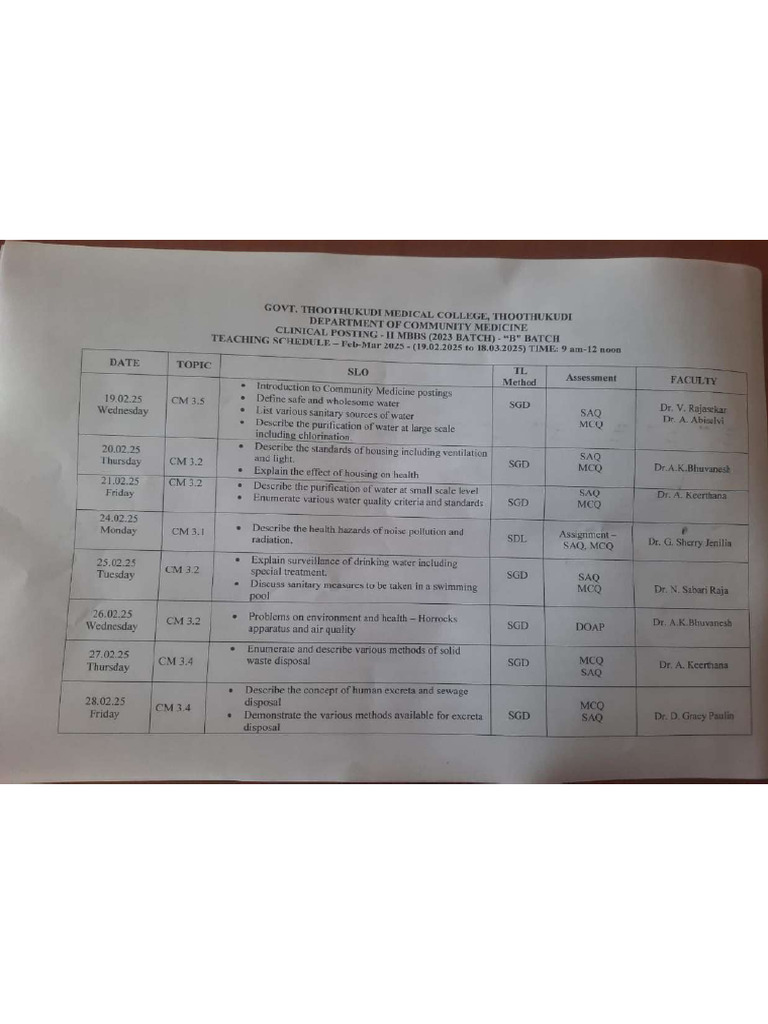 Block Posting Schedule Feb-March | PDF