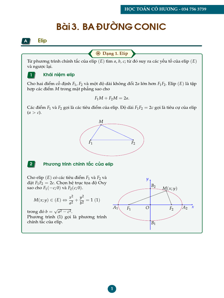 Ba Đư NG Conic | PDF