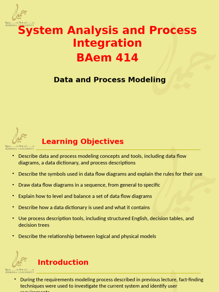 Lec 6 - Data and Process Modeling | PDF | Software Engineering ...