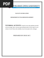 F-WIL Lesson Planning Template | PDF | Learning | Knowledge
