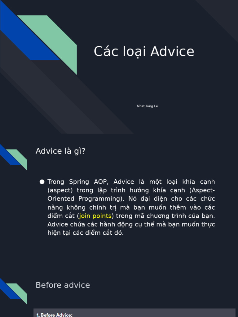 15 02. Cac Loai Advice | PDF
