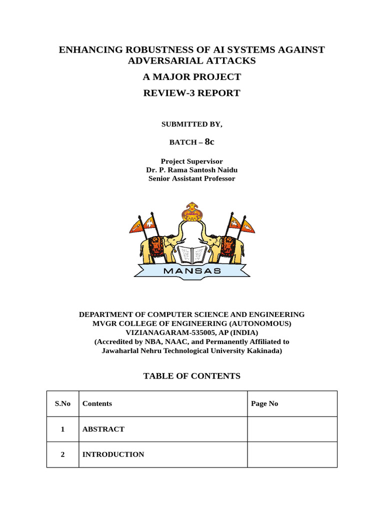 Major Project Synopsis Report | PDF | Artificial Intelligence | Intelligence (AI) & Semantics