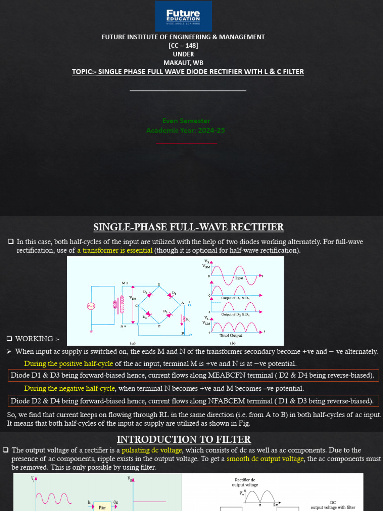 Akash Kumar Shaw | PDF | Electronic Filter | Rectifier