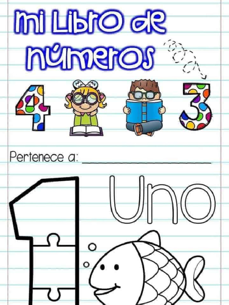 Mi Libro de Números Por Materiales Educativos Maestras | PDF
