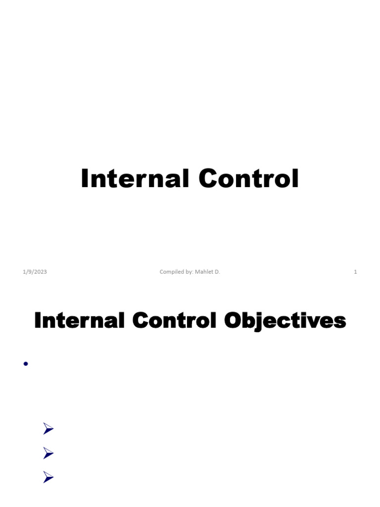 Ch 5 Audit I (1) | PDF | Internal Control | Audit