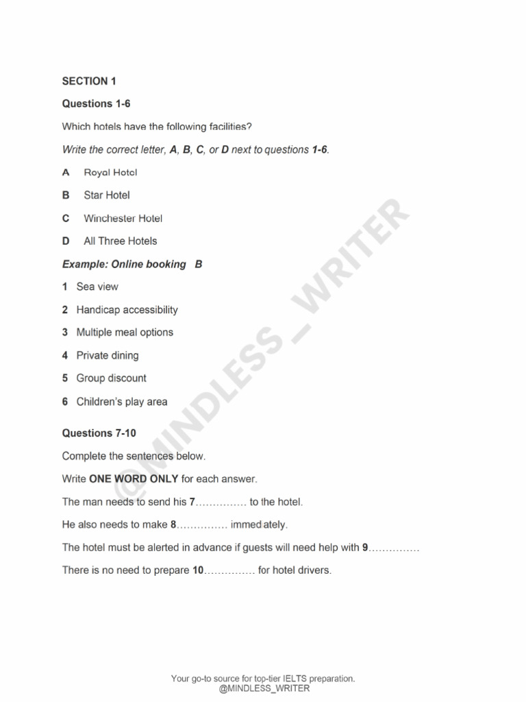 (@MINDLESS - WRITER) Full Authentic Listening | PDF