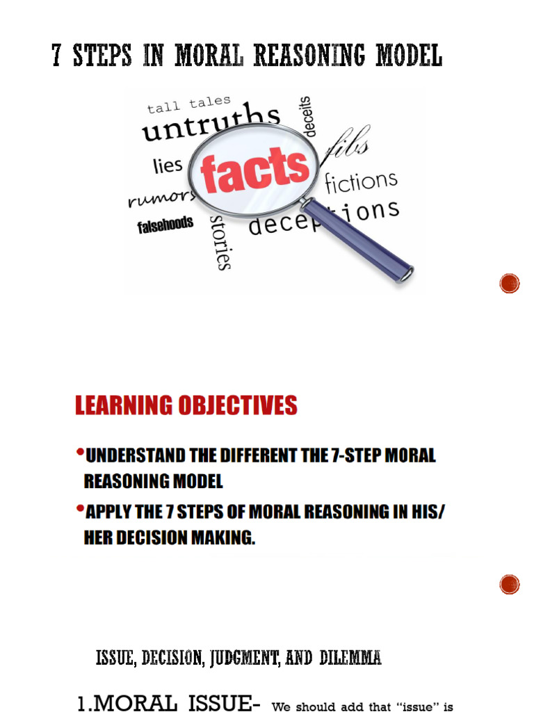 7 Steps in Moral Reasoning Model | PDF