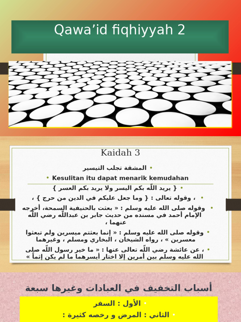Qawa'Id Fiqhiyyah 2 | PDF