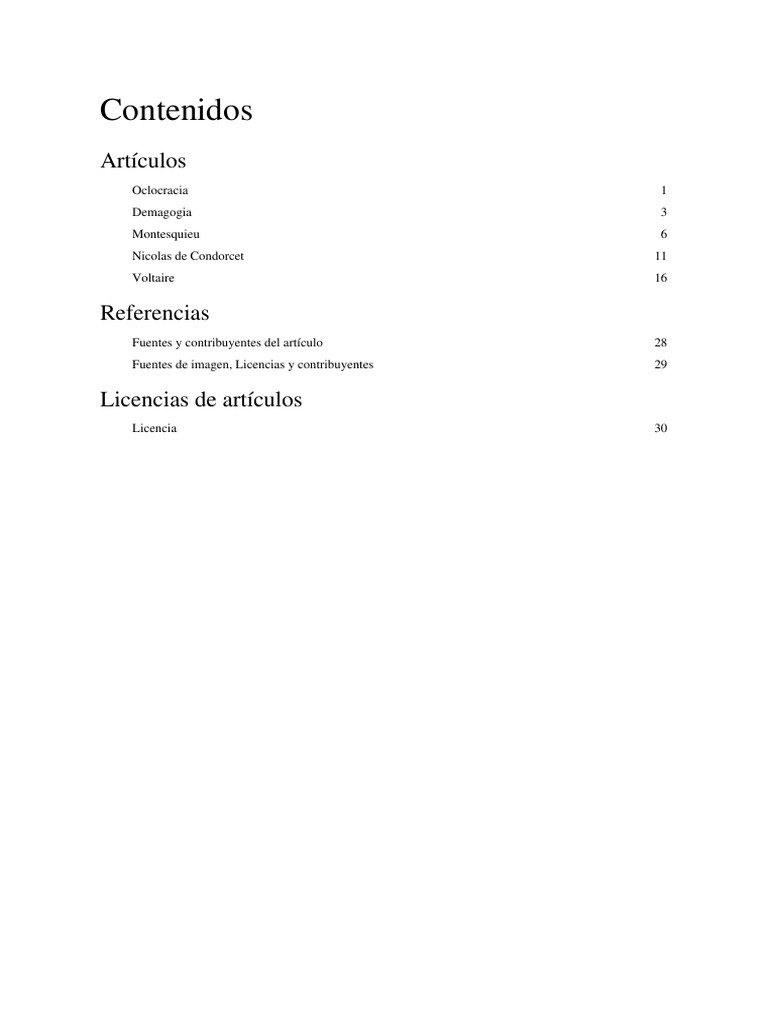 Oclocracia: Degeneración de la Democracia | PDF | Montesquieu ...