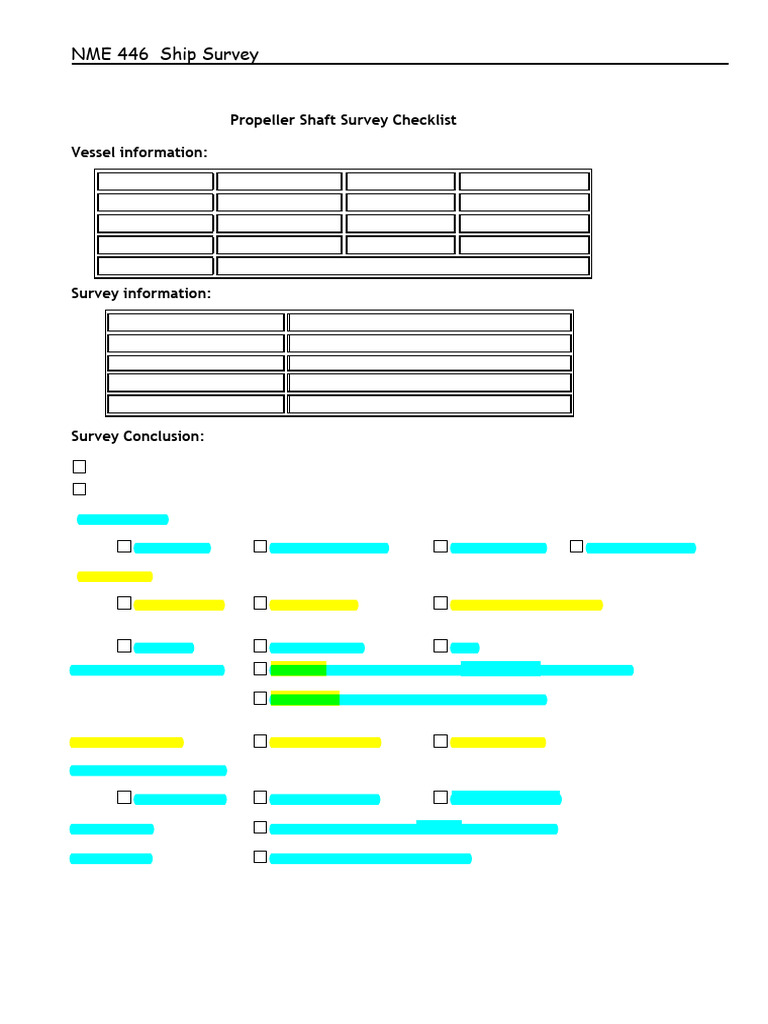 Propeller Shaft Survey - PDF Version 1 | PDF | Propeller | Ships