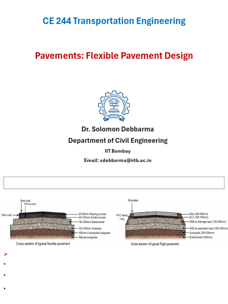 Lecture Flexible Pavement Design - MASTERFILE 5 | PDF | Young's Modulus ...