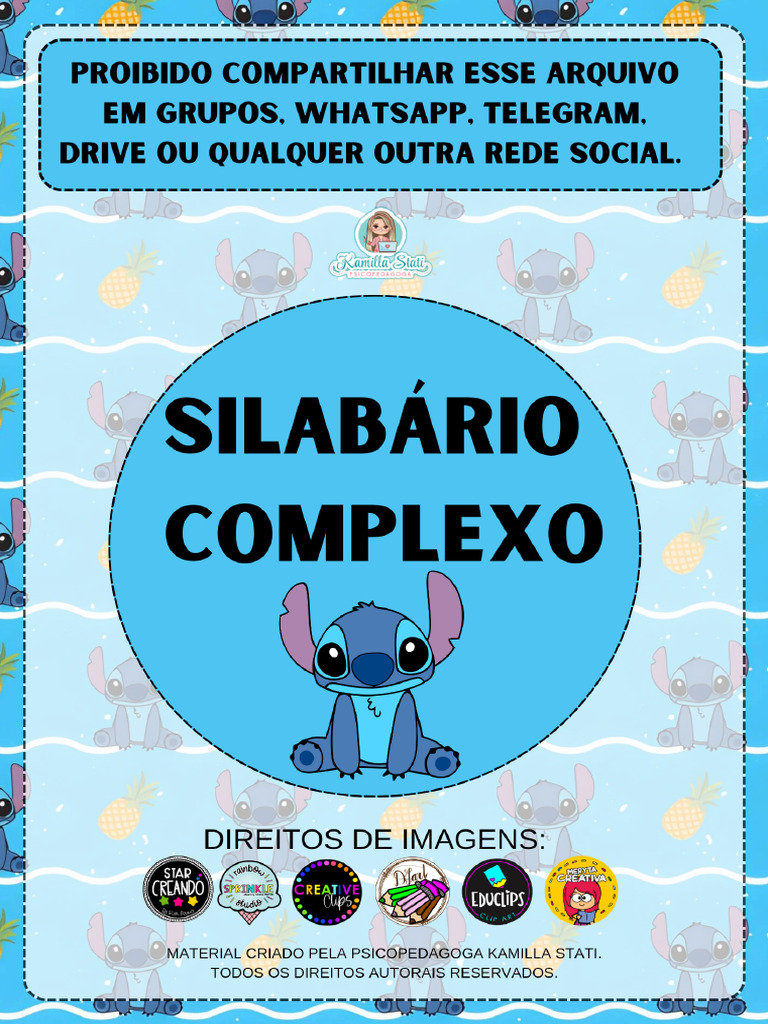 SilabÃ¡rio Complexo Stitch | PDF