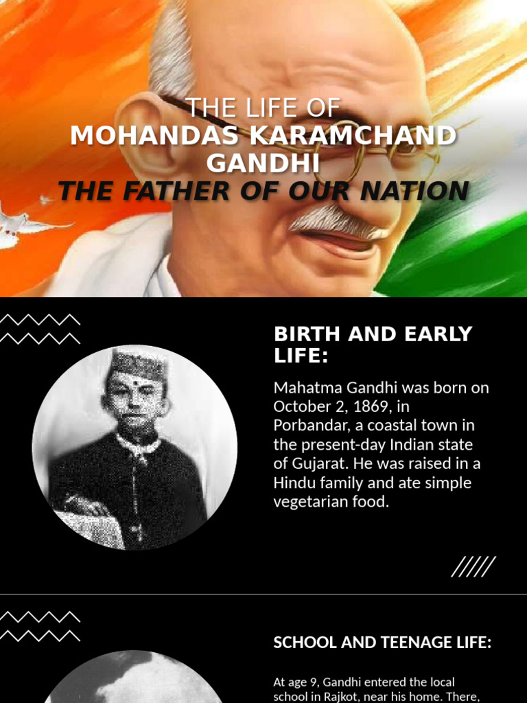 The Life of Gandhi 1 | PDF | Mahatma Gandhi