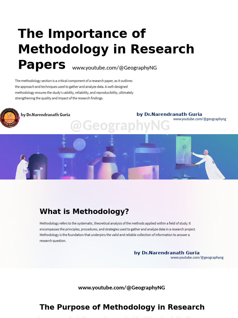The Importance of Methodology in Research Papers | PDF | Methodology | Survey Methodology