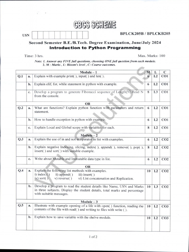 SCH - BPLCK205B June - July24 | PDF