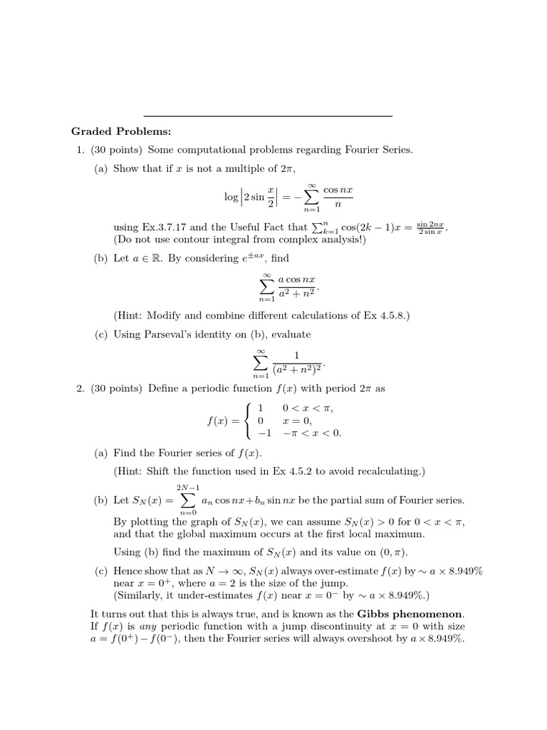 HW10 | PDF | Analysis | Mathematical Objects