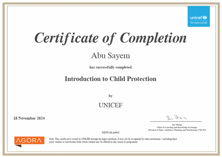 Introduction To Child Protection | PDF