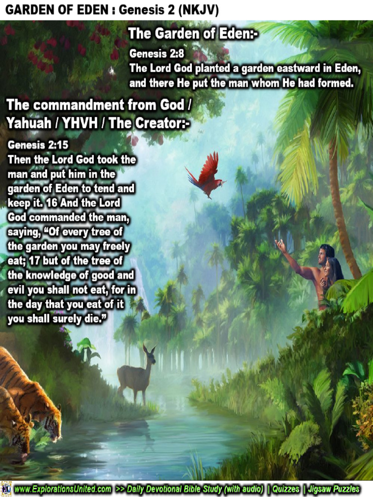 Genesis 2: God's Command in Eden | PDF