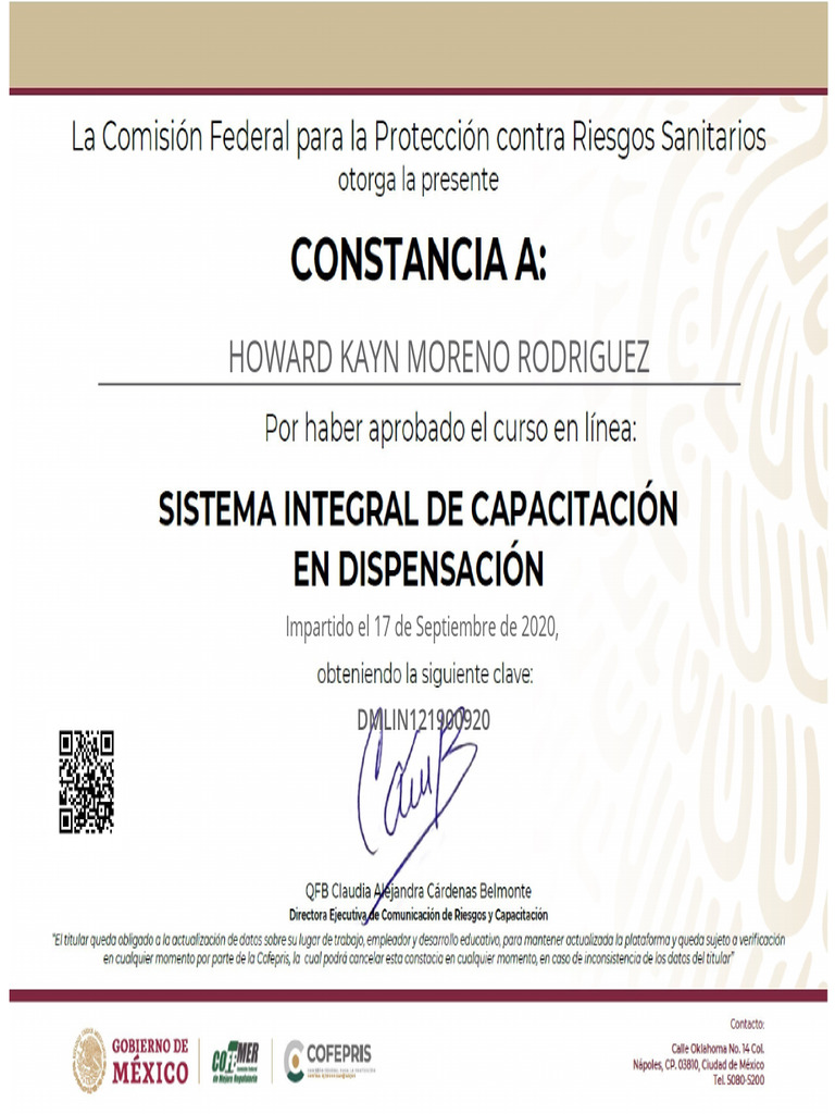Constancia SICAD | PDF
