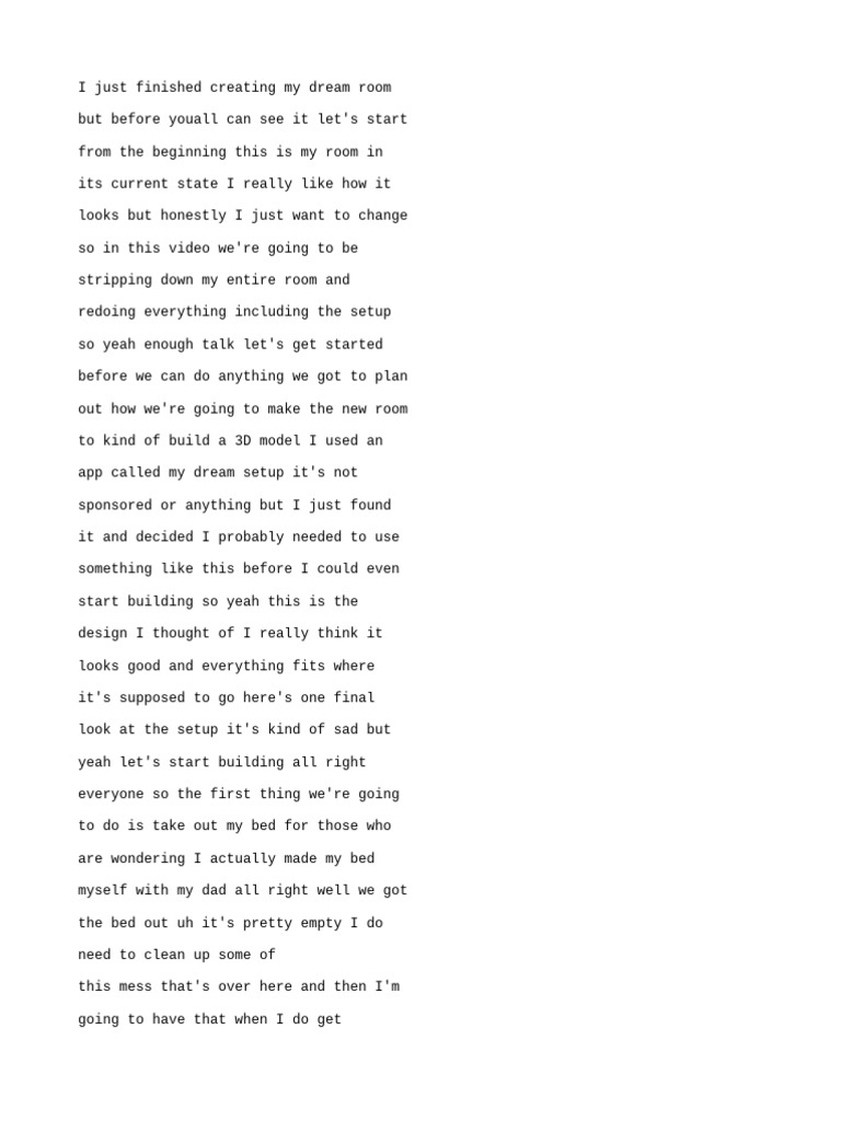 (English (Auto-Generated) ) Building My Dream Room - Setup!! (DownSub ...