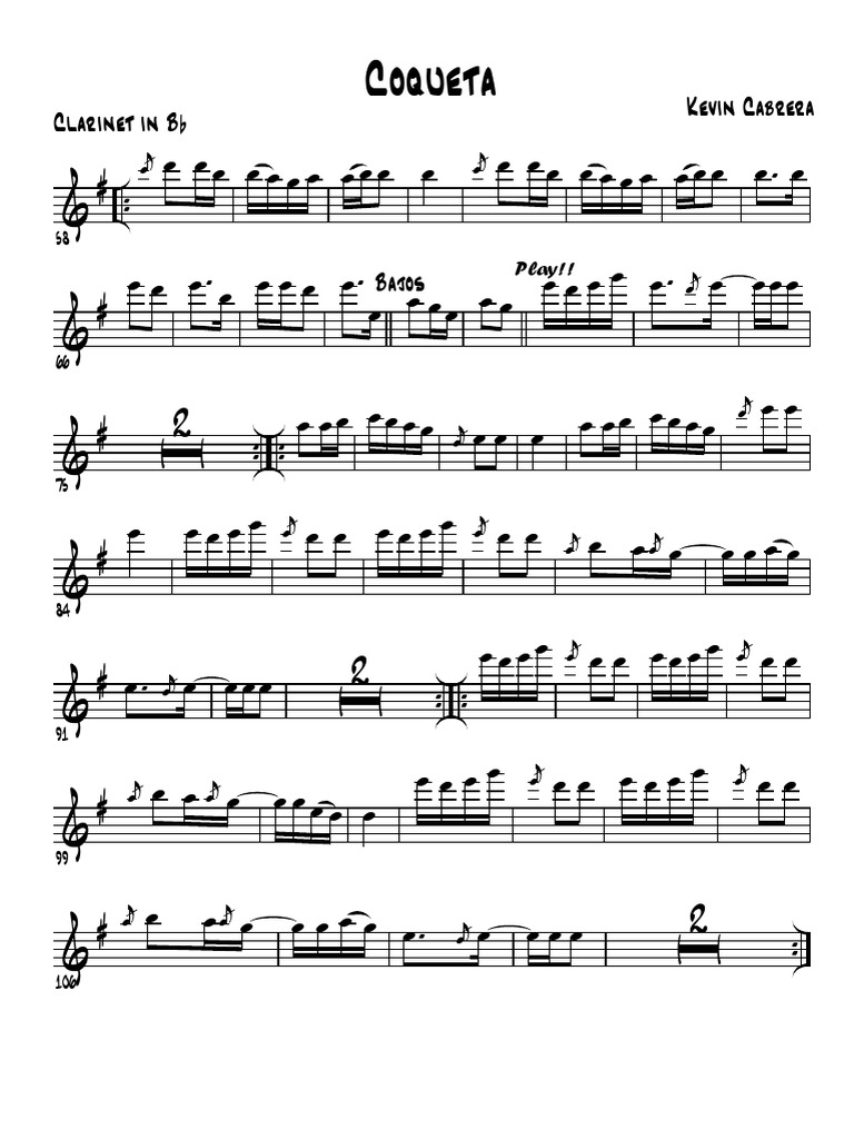 Coqueta (Carnaval) | PDF