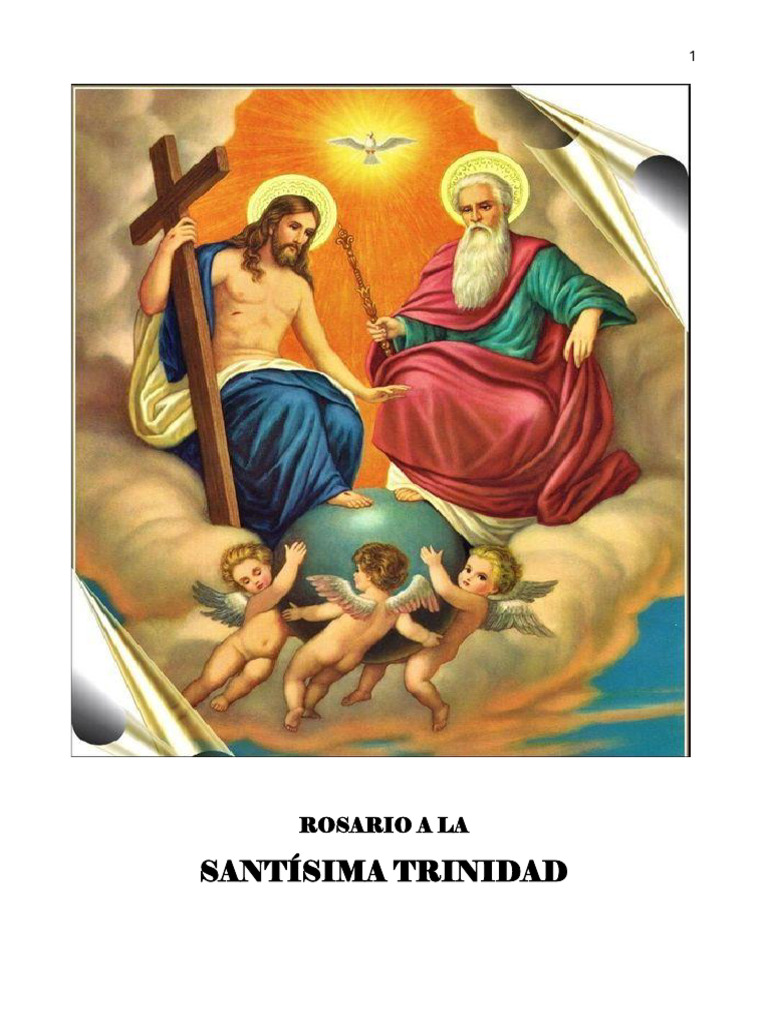 Rosario a la Santísima Trinidad | PDF | eucaristía | Dios el padre