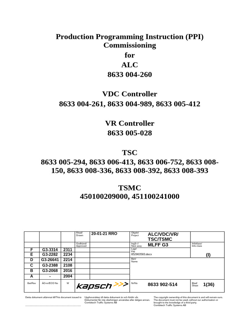 Alc/Vdc/Vr/ TSC/TSMC MLFF G3 (I) : 852963583 | PDF | Computer Science ...