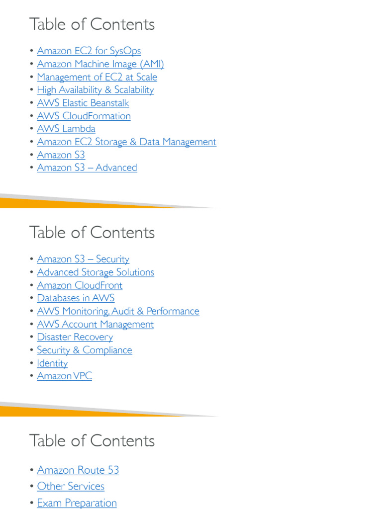 AWS Certified SysOps Study Content | PDF | Amazon Web Services | Ip Address