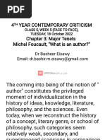 What Is An Author | PDF | Author | Michel Foucault