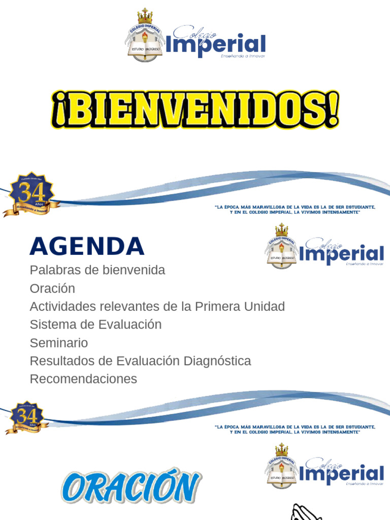 Primera Reunión de Padres de Familia | PDF