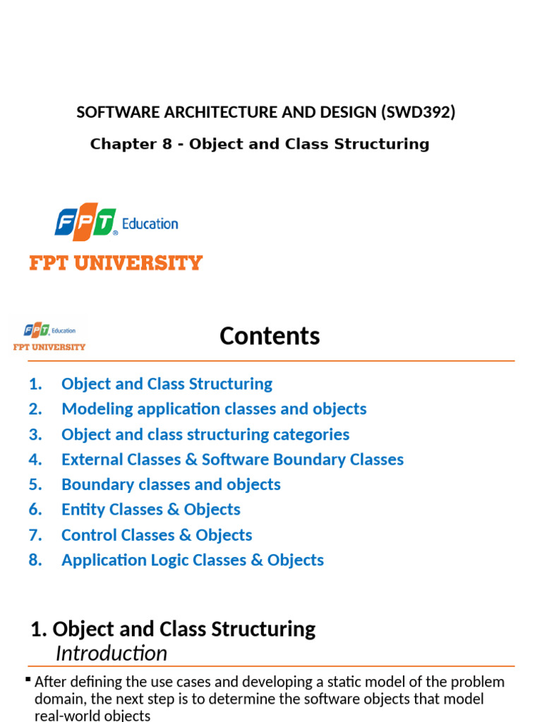 Chapter 8 Object and Class Structuring - Part 1 | PDF | Input/Output | System