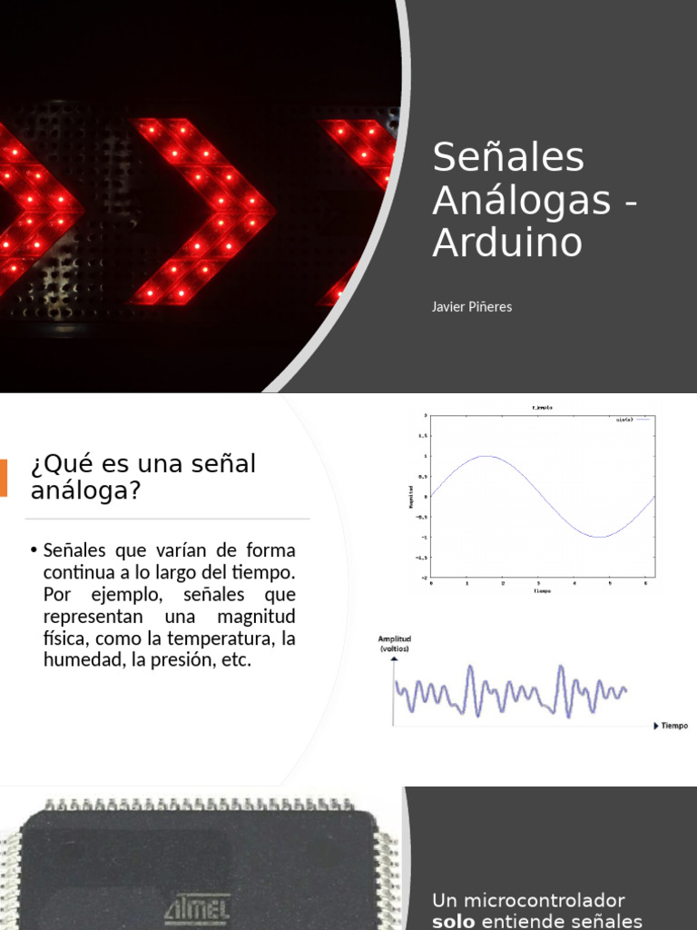 Señales Análogas - Arduino | PDF | Conversor analógico a digital ...