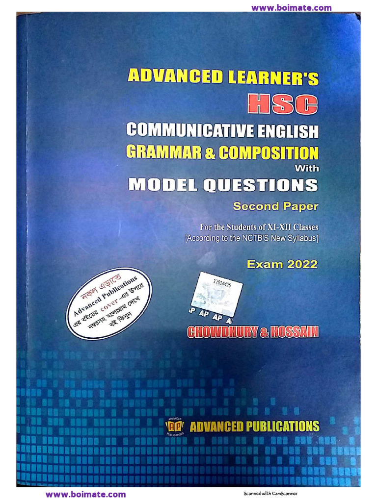 Adv HSC English Grammar (Boimate - Com) | PDF