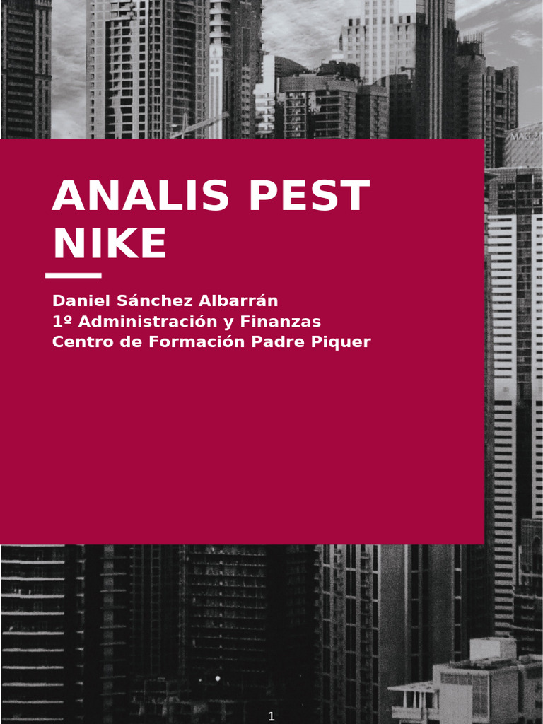 Análisis PEST de Nike: Factores Clave | PDF | Sustentabilidad | Logística